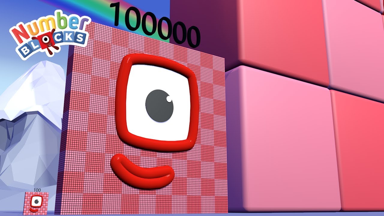 Numberblocks Puzzle 100 vs 100,000 vs 100,000,000 - Count to ...