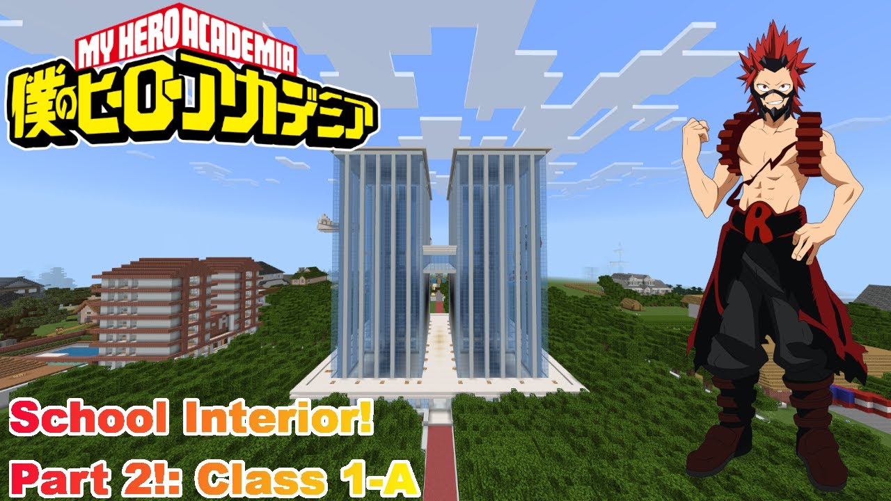 Minecraft Tutorial!: My Hero Academia School Interior! Class 1-A ...