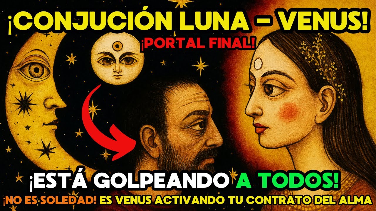 🌕El PORTAL más RARO del AMOR se ha ABIERTO 🔥 ¡La CONJUNCIÓN LUNA-VENUS ...