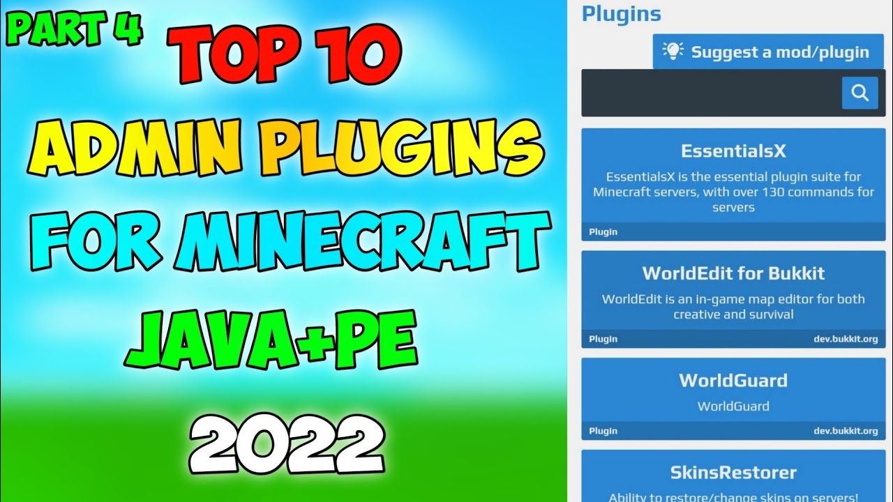 Top 10 Best Aternos Admin plugins For 1.19 In Hindi | Best Plugins For ...