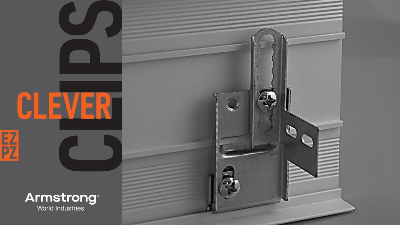 Adjusting Ceiling Trim Clip | Clever Clips | Armstrong Ceilings - YouTube