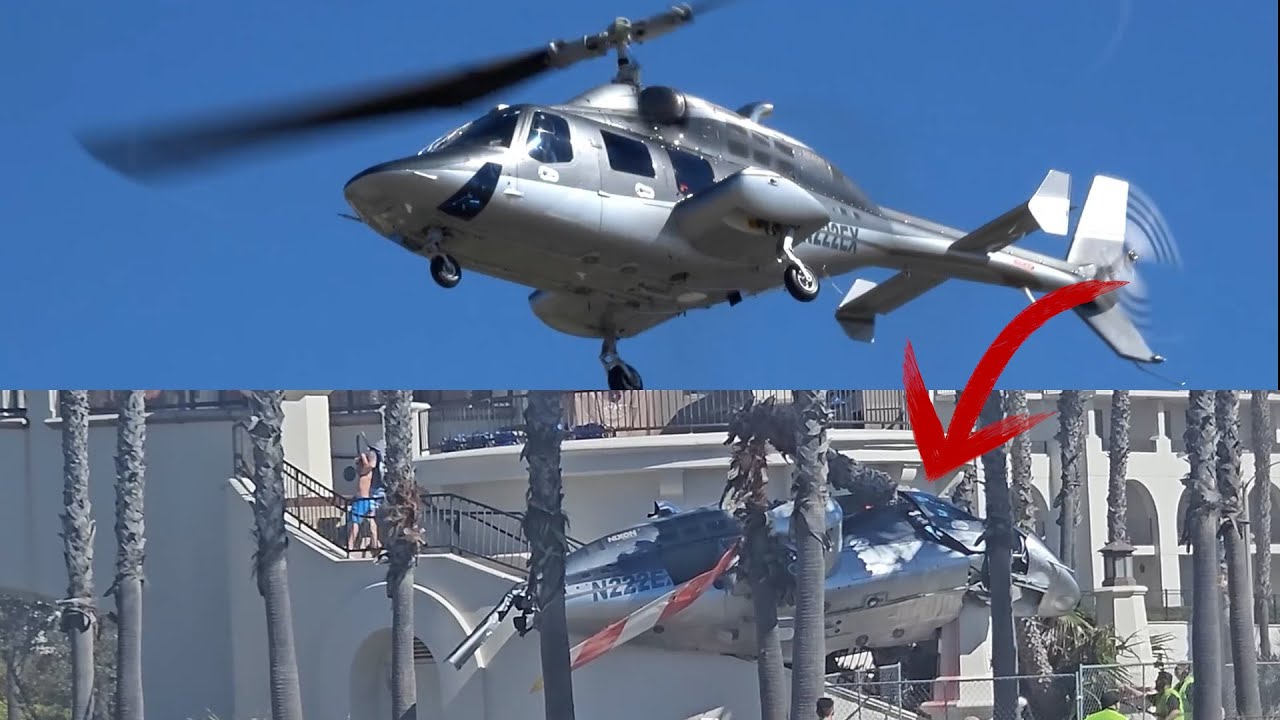 Actual Crash - Bell 222 Full Video _ Helicopter Crashed_CTUM - YouTube