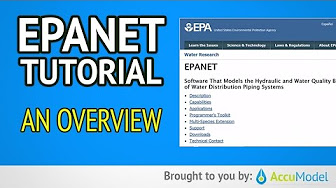 EPANET Tutorial - YouTube
