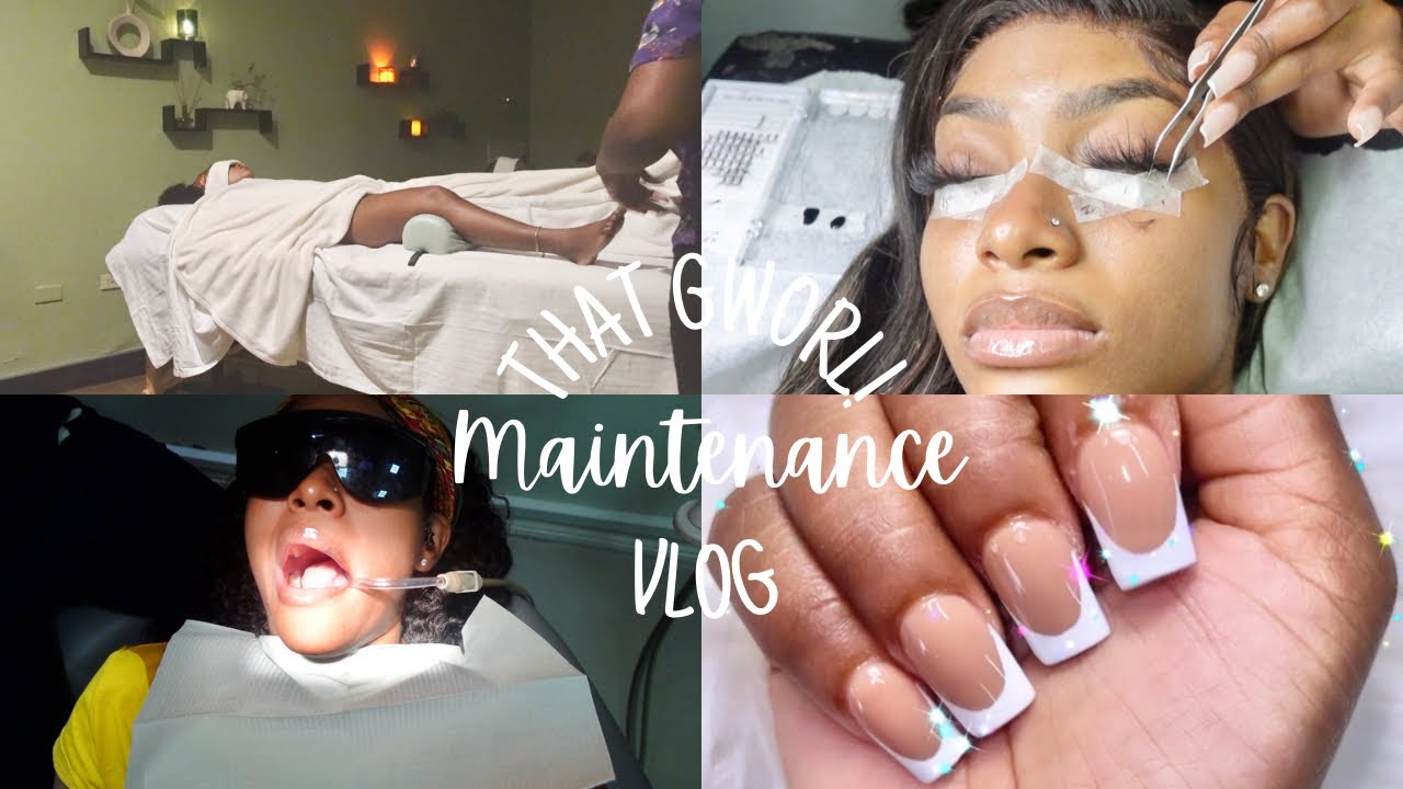 That Girl 1500 Maintenance Vlog Nails Lashes Dentist Visit Spa
