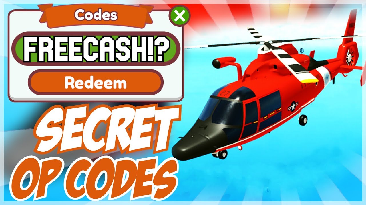 !NEW! (2022) ️ Roblox Airplane Simulator Codes ️ ALL *HELIS* CODES ...