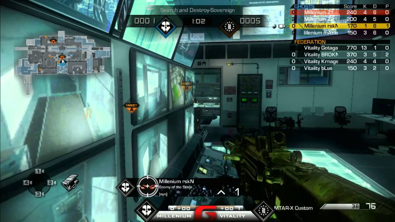 Vitality Rises vs Millenium - Game 7 (Call of Duty Championship French League Qualifier) - YouTube