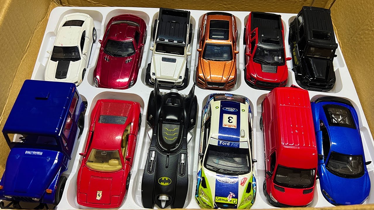 Box Full of Model Cars /Jeep Car, Bentley, Lamborghini, Batman Car ...