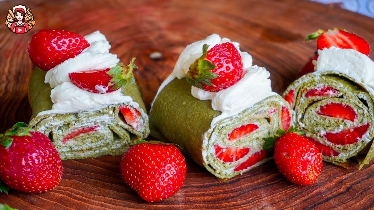 Kreasi Matcha! Bikin Matcha Crepe Roll yang Super Lembut dan Ga Bikin ...