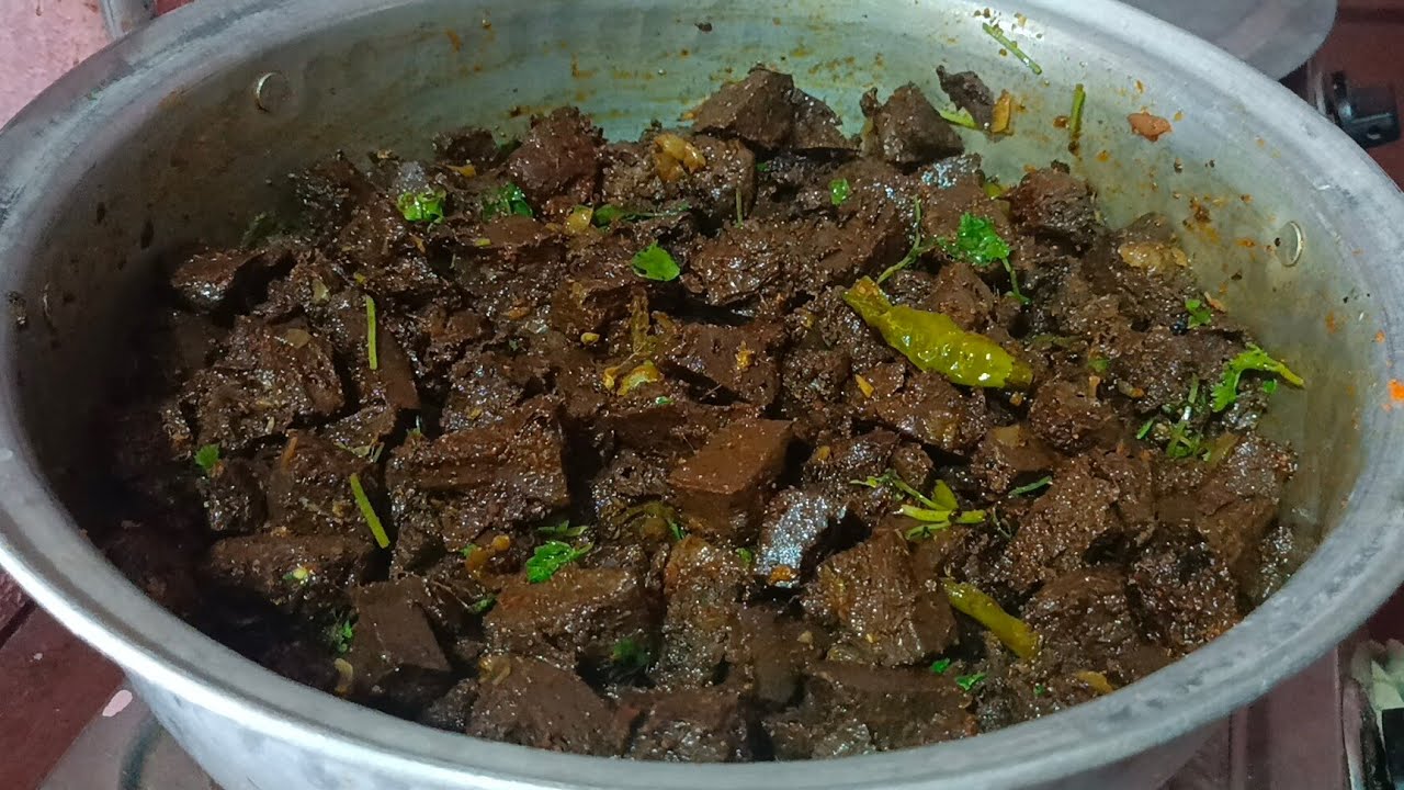 Mutton Blood Fry|పొట్టేలు రక్తంతో ఇలా నల్ల ఫ్రై చేసుకోండి సూపర్ ...