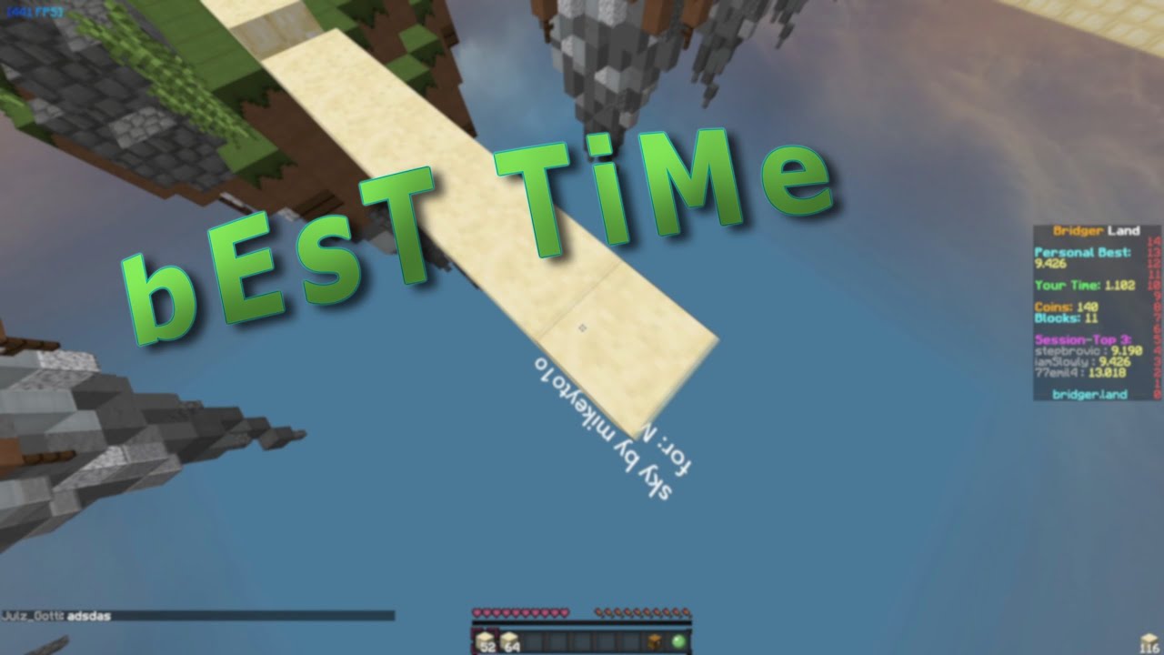 Bedless Noob Server Bridge World Record - YouTube