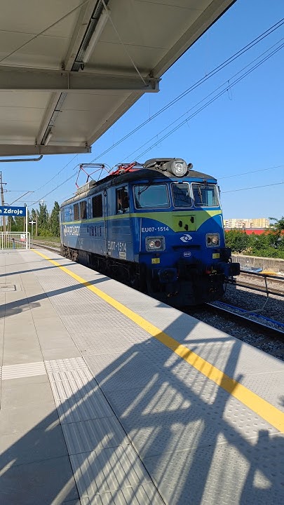 EU07-1514 💙 RP1 +bardzo miły maszynista| z Miłoszem🤠|#koleje #rp1 #pkp #eu07 #shorts - YouTube