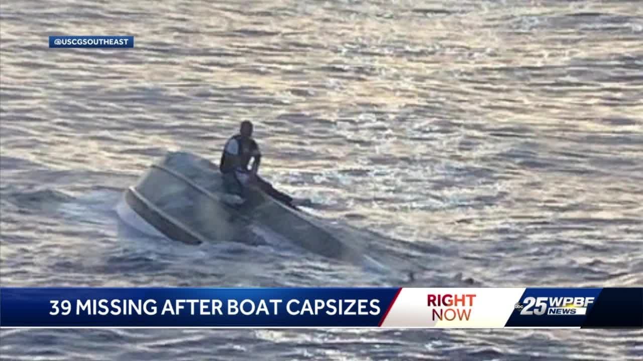 39 missing after boat capsizes - YouTube