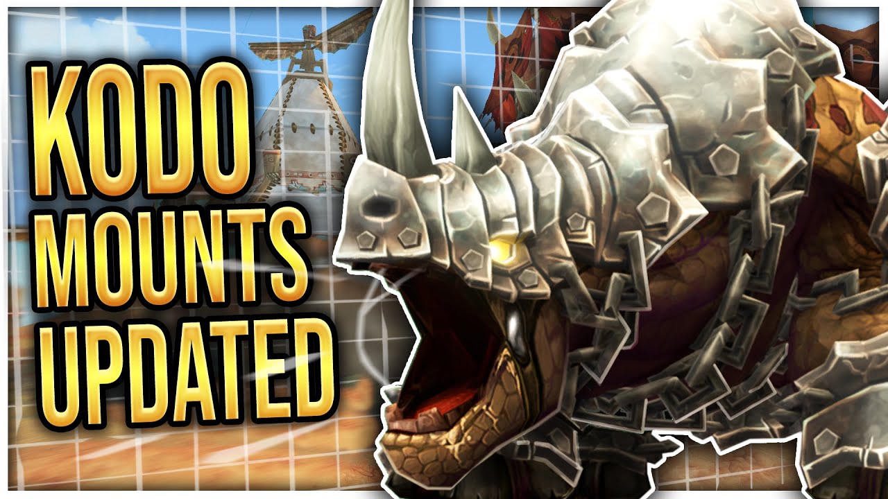 I Updated The Epic Kodo Mounts - YouTube