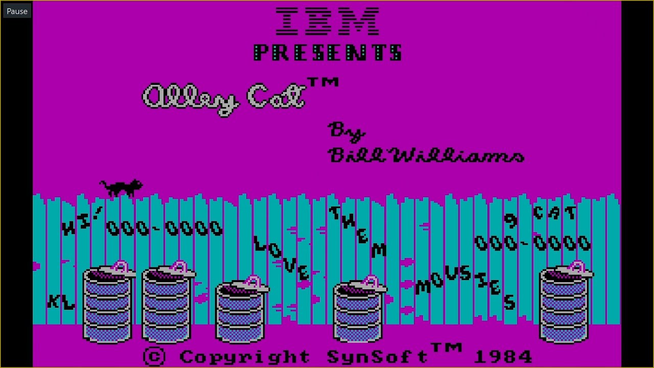 Alley Cat (1984) - IBM - YouTube