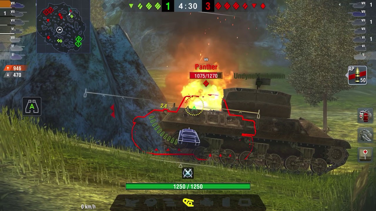 AT-5 10 shot auto loader wot blitz gameplay - YouTube