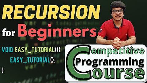 Recursion and Backtracking Tutorials | Beginners - YouTube