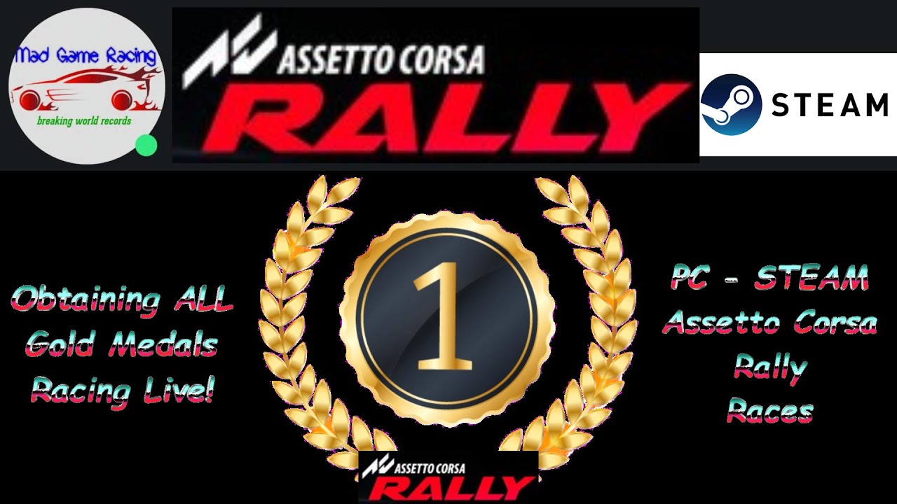 Assetto Corsa Rally - PC Steam - Rally Races GOLD Every Event - World ...