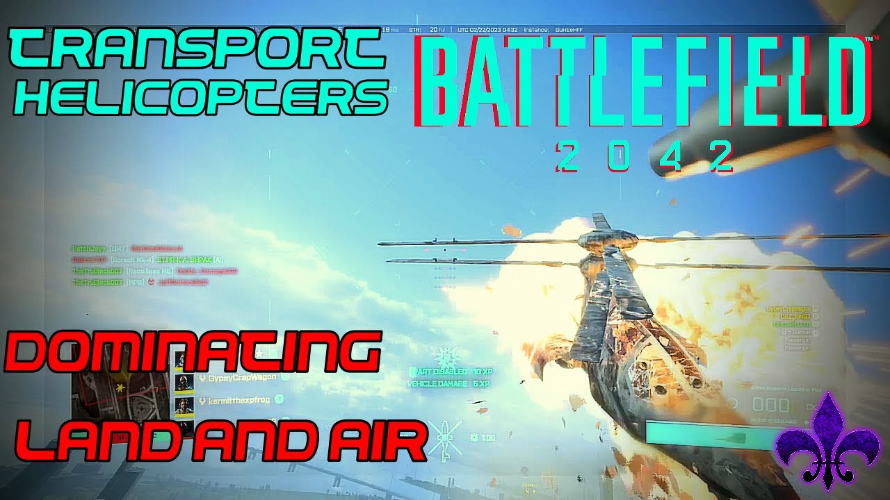 Battlefield 2042 - Air Transport Domination - The "Flying Tanks" - YouTube
