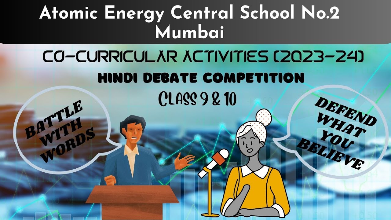 Class 9 and 10# Hindi Debate Competition # CCA 2023-24# - YouTube