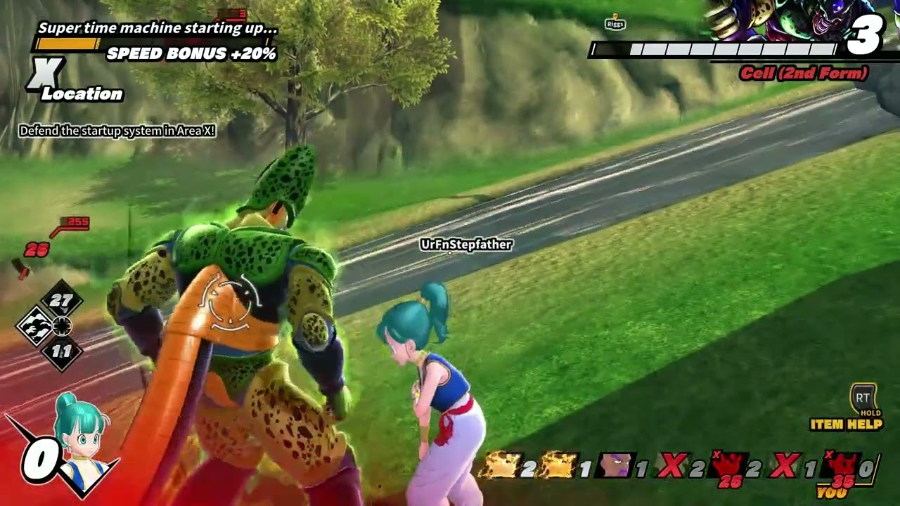 Cell absorbs bulma (DRAGON BALL THE BREAKERS) - YouTube