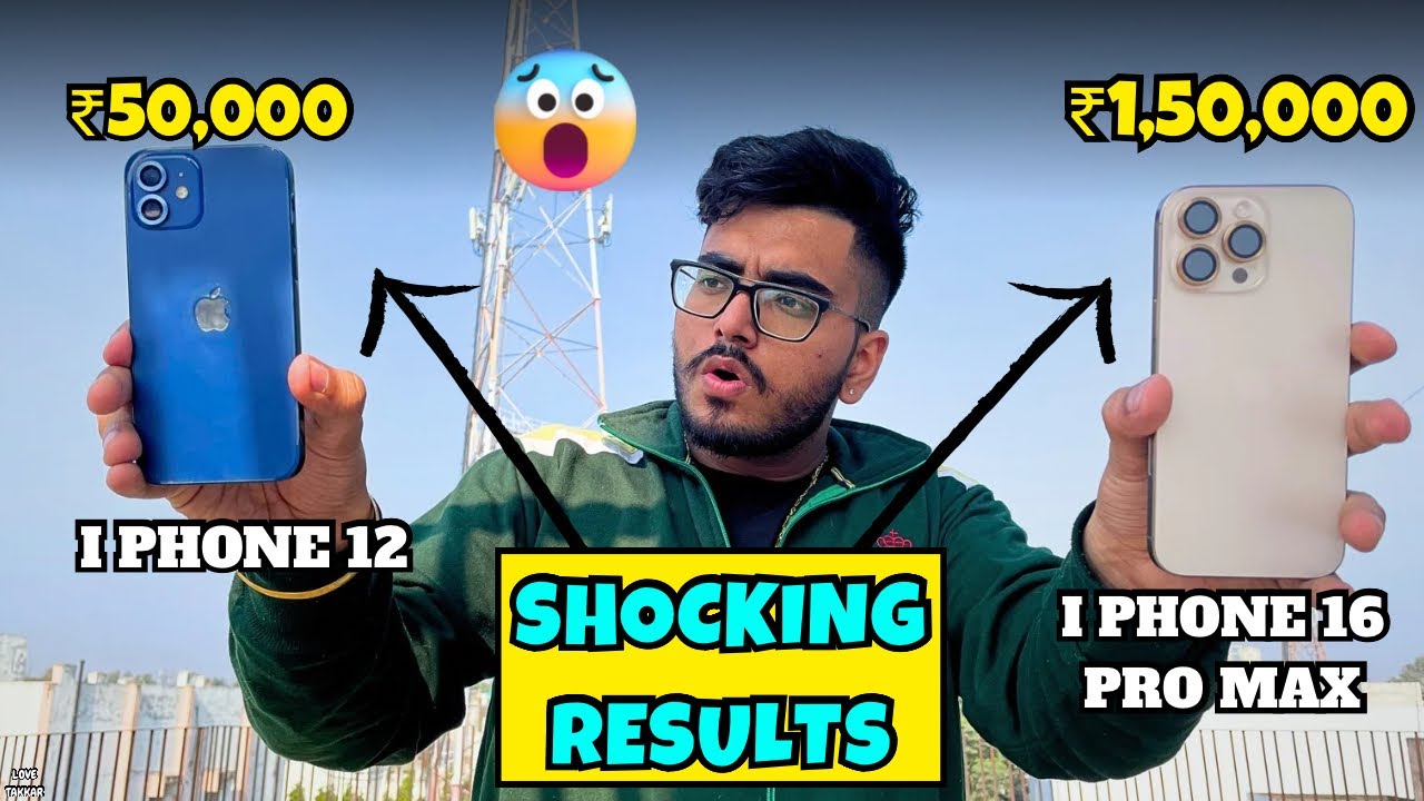 This Shocked Me‼️Iphone 16 pro max VS Iphone 12 Camera comparison 😮 ...