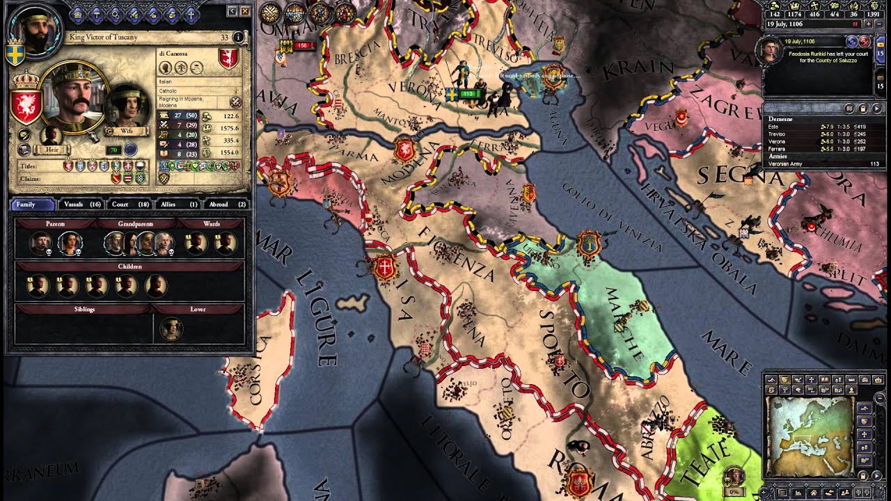 Part 15 Holy Rome: Let's Co-Op Crusader Kings 2, CK2+ mod - YouTube