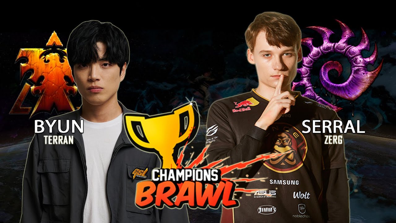 StarCraft 2 - ByuN vs Serral Champions Brawl - YouTube