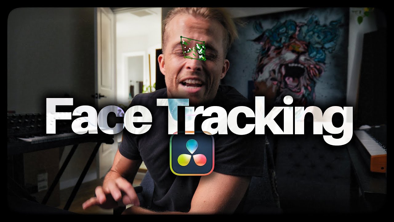 How to FACE TRACK in DaVinci Resolve (1 minute) - YouTube