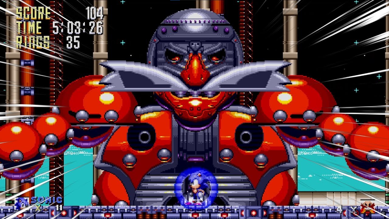 *NEW* Sonic Classic 2 - Final Boss + Ending (Soundtrack C) - YouTube
