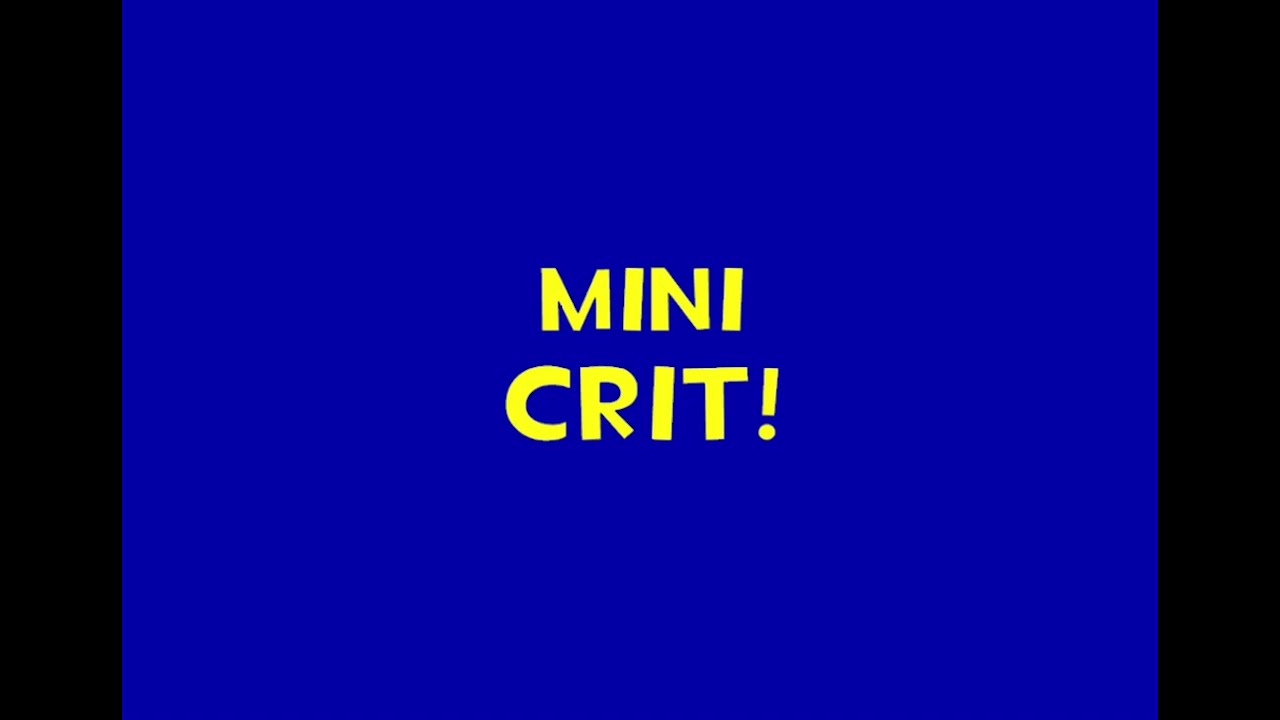 tf2 mini-crit blu-screen animation - YouTube
