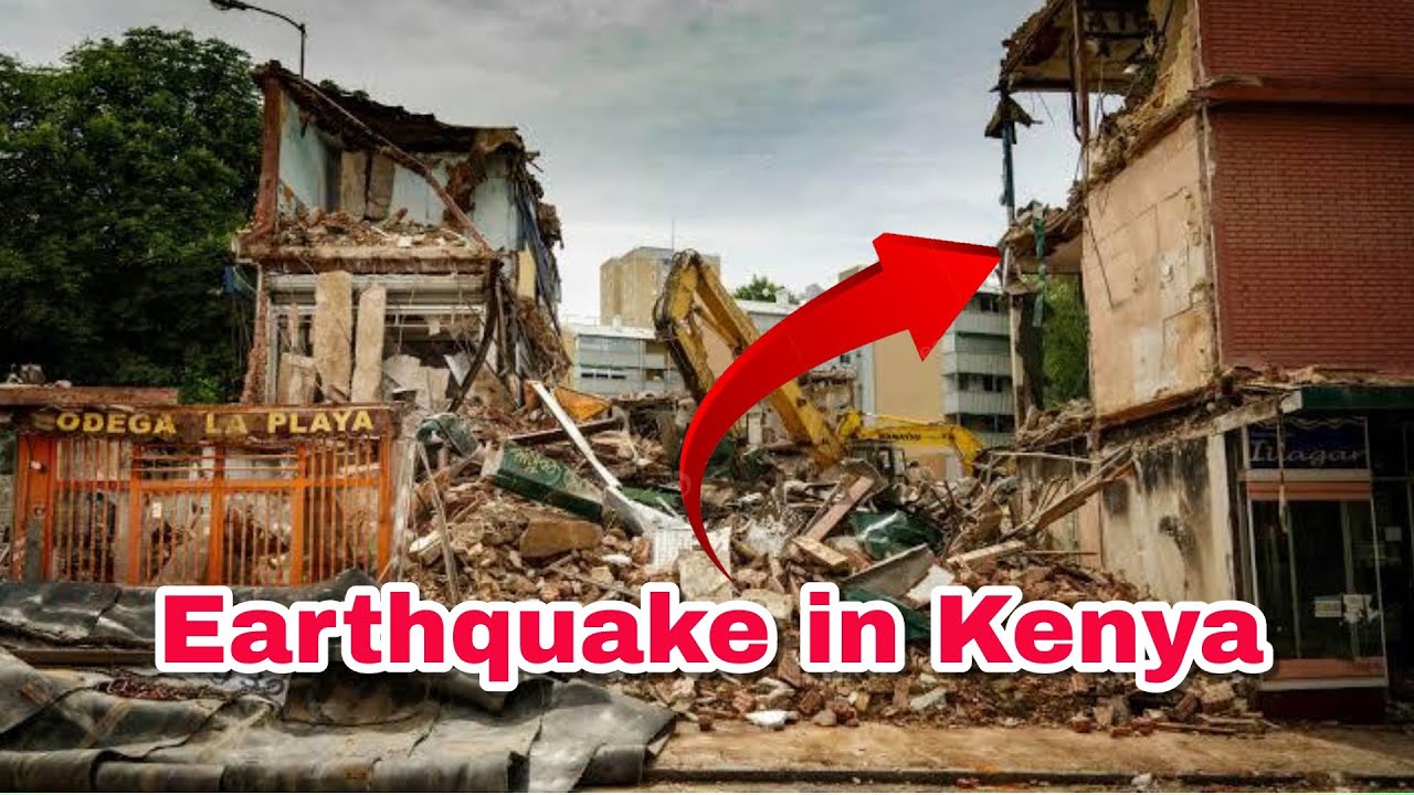 D@ngerous Earthquake in Nairobi Kenya after Gen Z Protest - YouTube