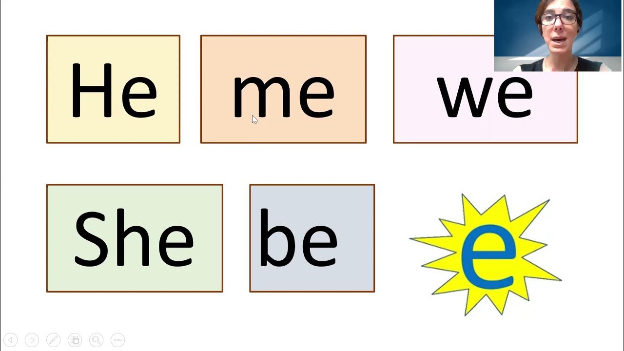 Recognizing and Practicing Sight Words He- Me- We- She- Be - YouTube
