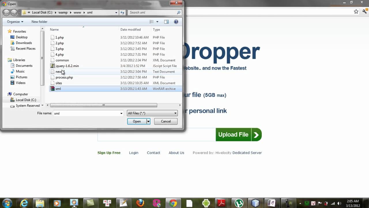 share file with file dropper.mp4 - YouTube
