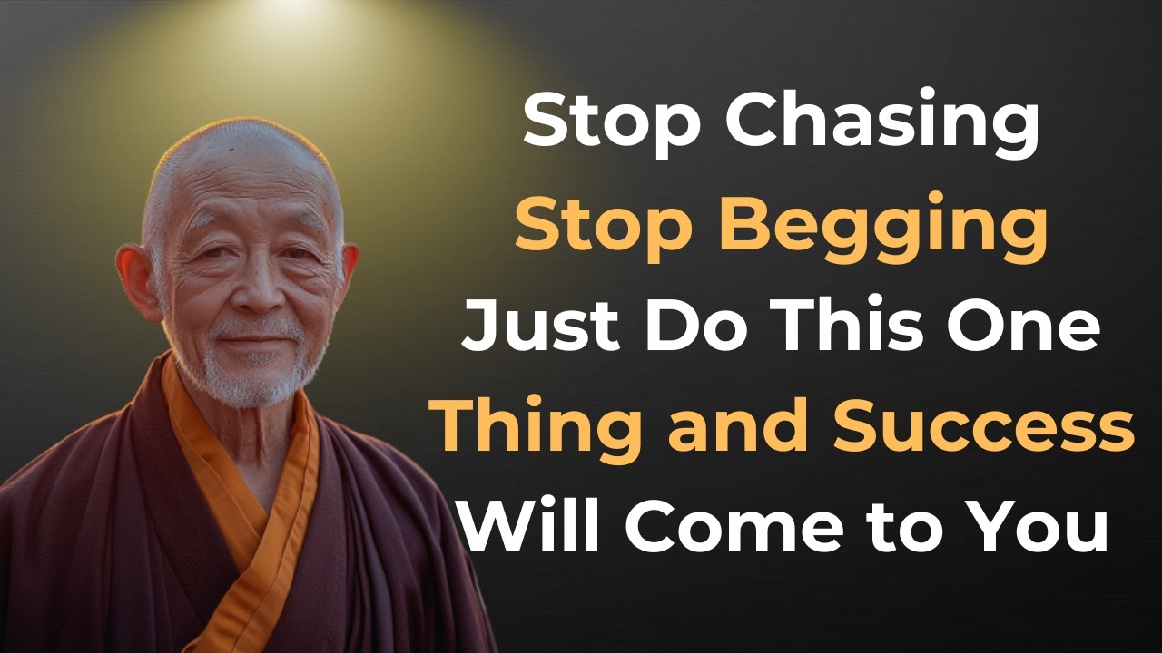 Stop Chasing, Stop Begging – Just Do This One Thing and Success Will ...