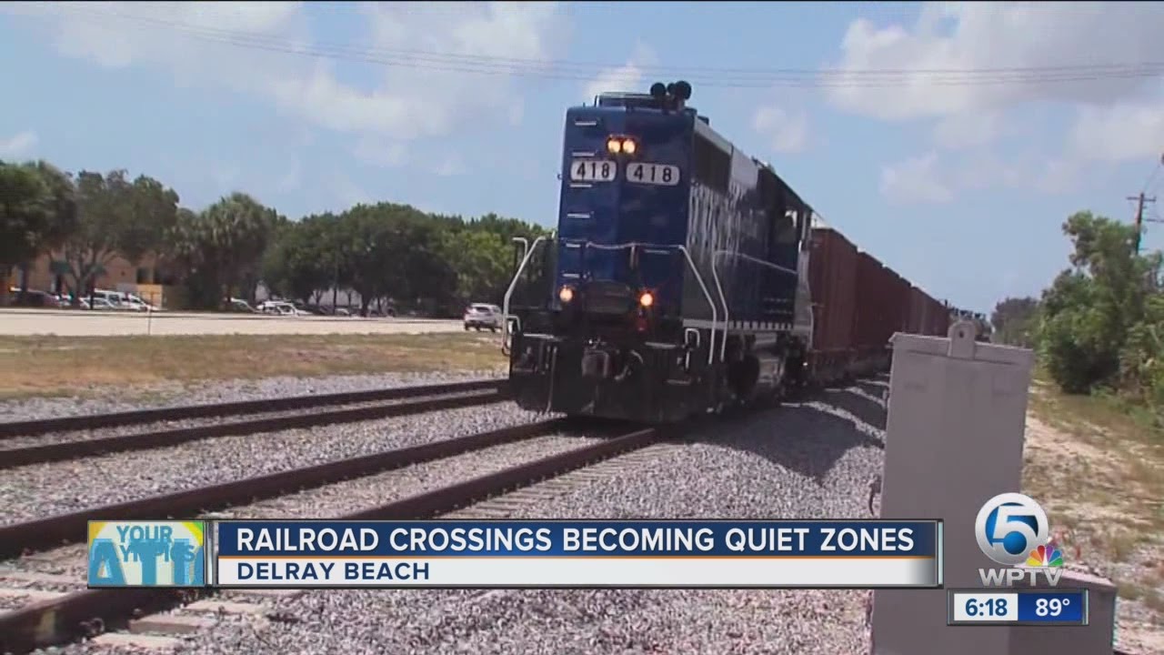 Railroad crossing becoming quiet zones - YouTube