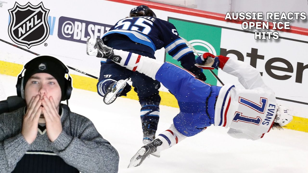 Australian reacts to Massive open ice hits - Reacts - YouTube