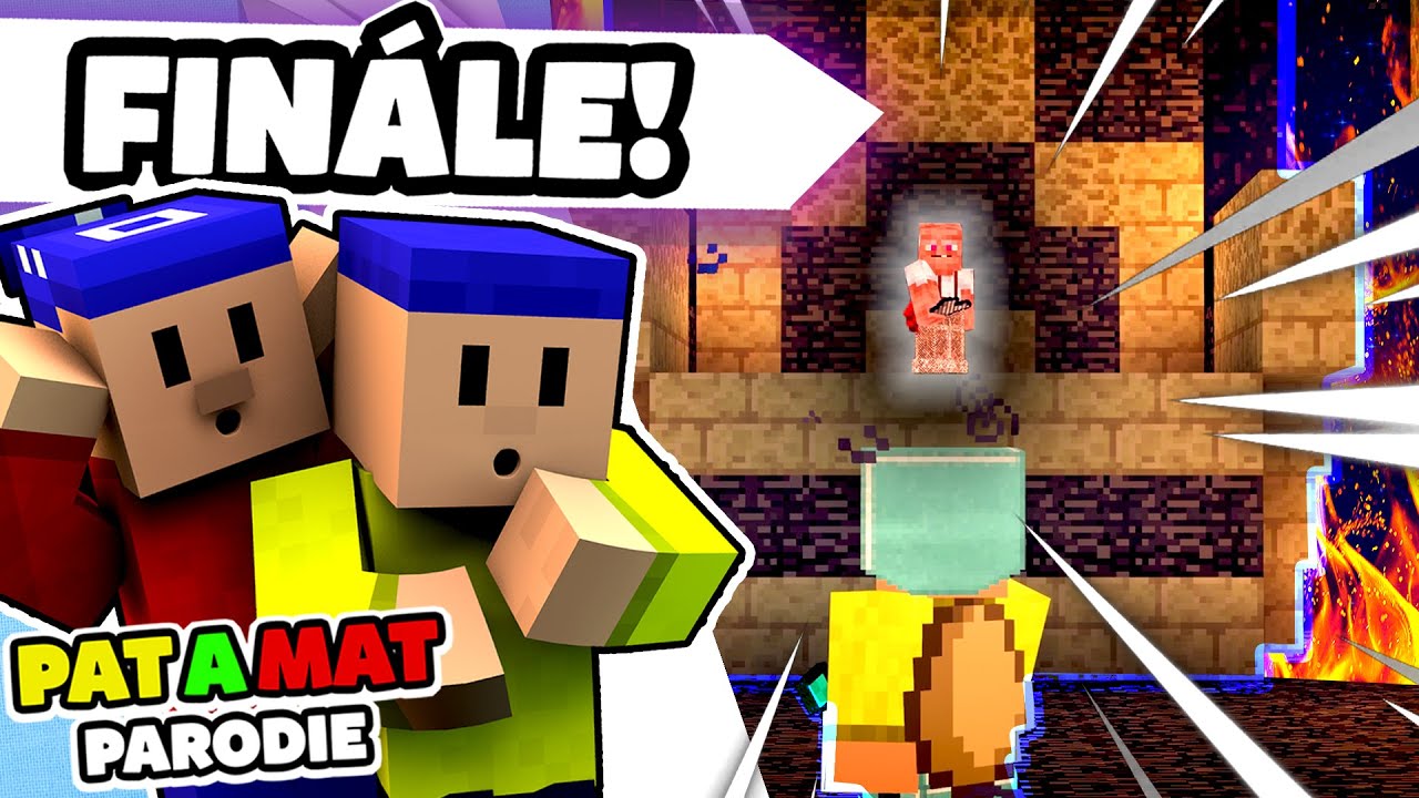 FINÁLE | PAT A MAT PARODIE v MINECRAFTU - YouTube
