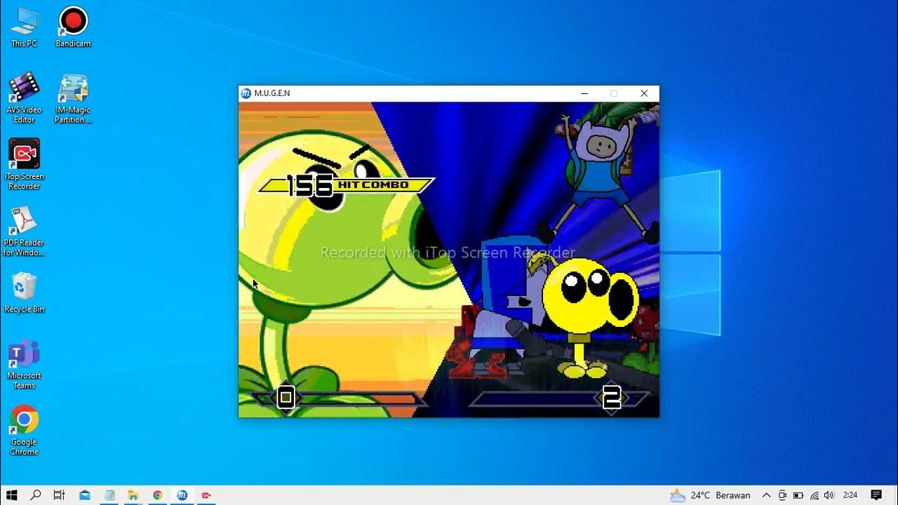 Mugen Battle Team Finn The Human Vs Team Mario Youtube