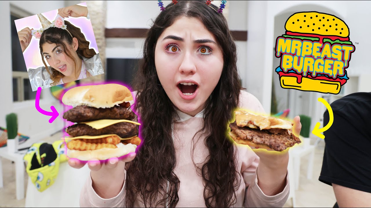 RECREATING THE ENTIRE MRBEAST BURGER MENU CHALLENGE - YouTube