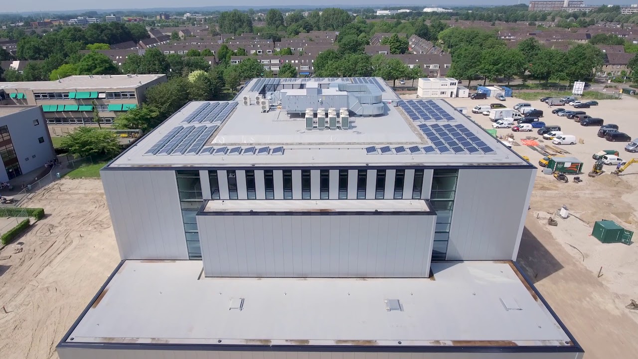 Nieuwbouw Technova College Ede mei 2018 - YouTube