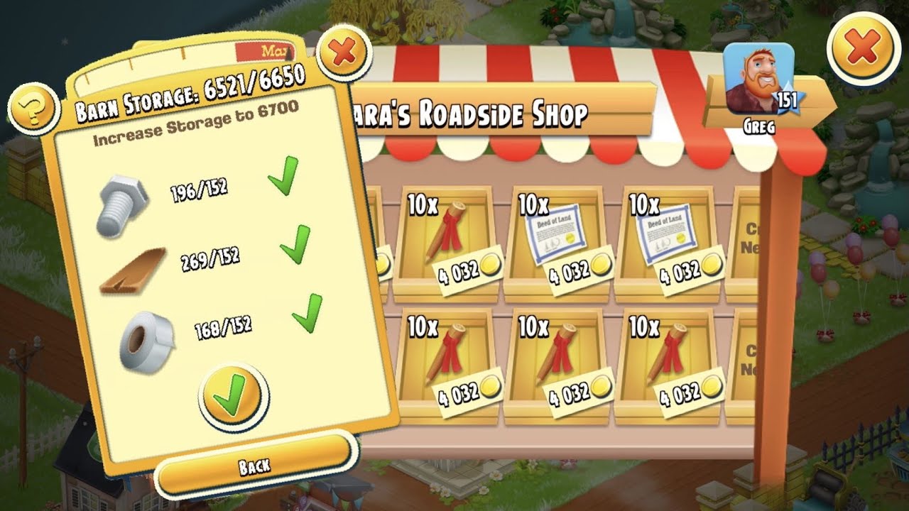 Increasing Barn Storage to 6700 | Hay Day Level 151 🤩 - YouTube