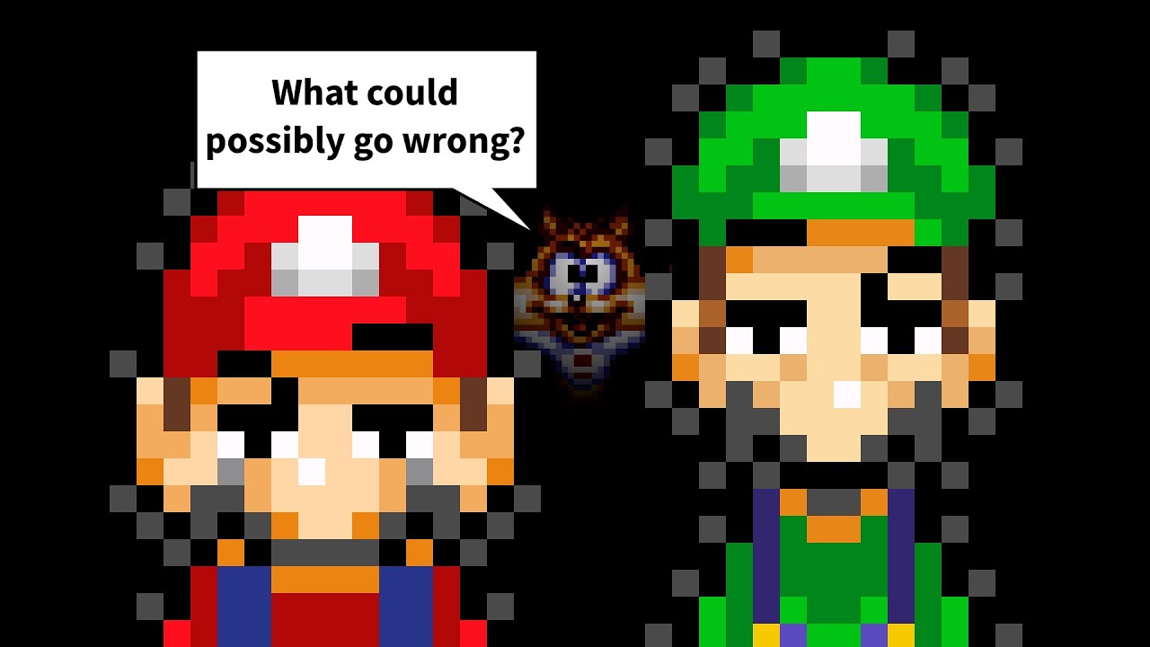 Mario and Luigi Gets Annoyed by Bubsy (Parody) [Sprite Animation] - YouTube