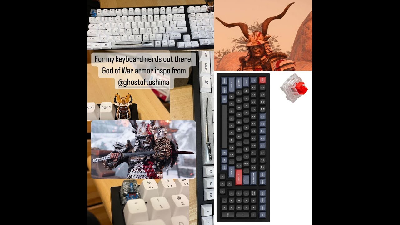 Keychron K4 Pro Gateron G Pro Red Switches Keyboard Typing ASMR Ghost ...