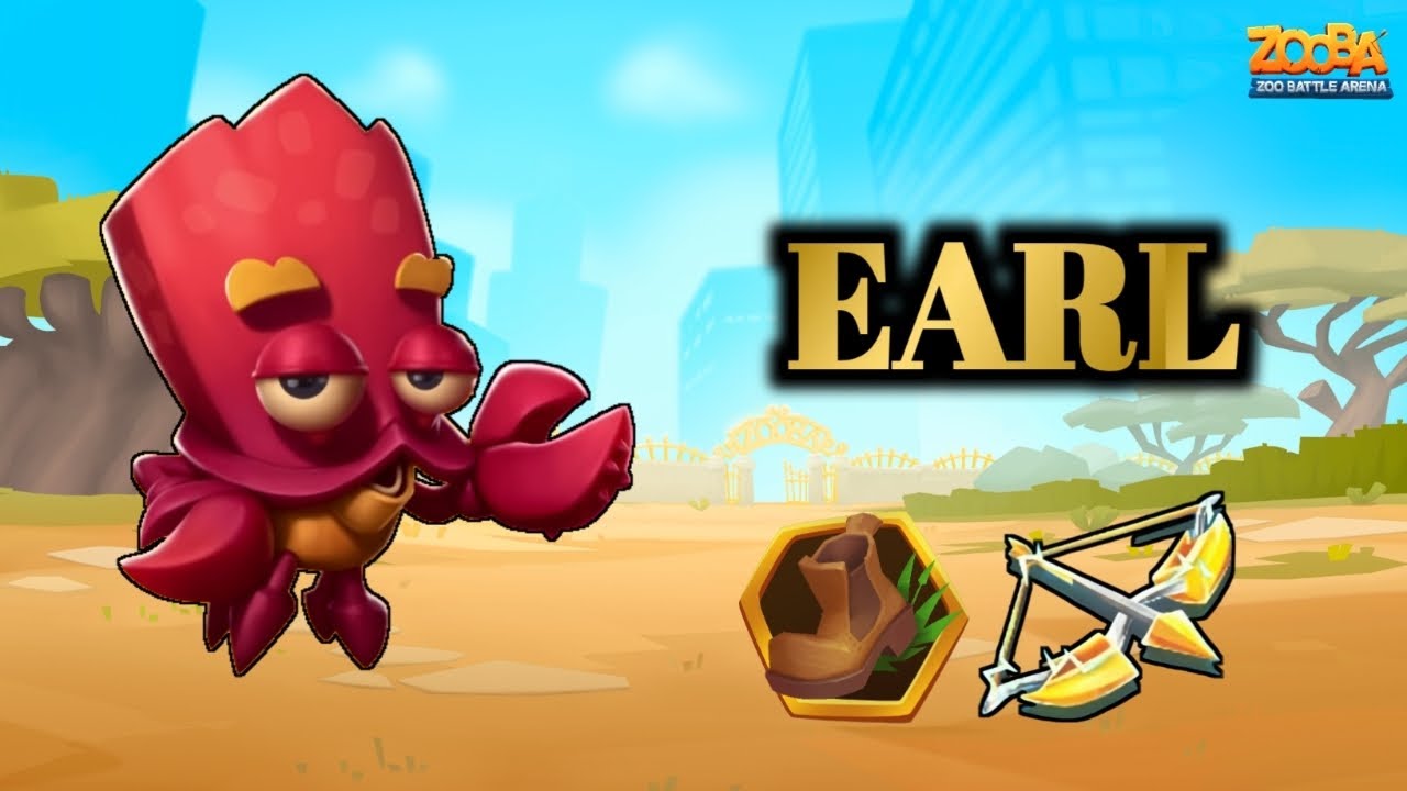 EARL GAMEPLAY BUT I HAVE LEGENDARY BOW 💀 | ZOOBA | Mr. Predator - YouTube