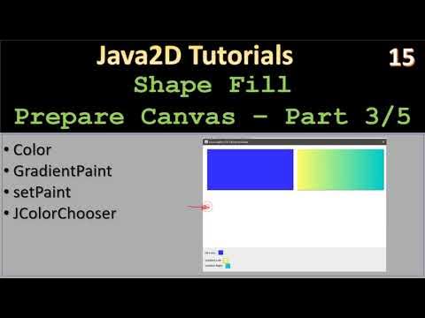 Shape Fill | Part 3 - Preparing Drawing Canvas | Java2D Tutorial #15 - YouTube