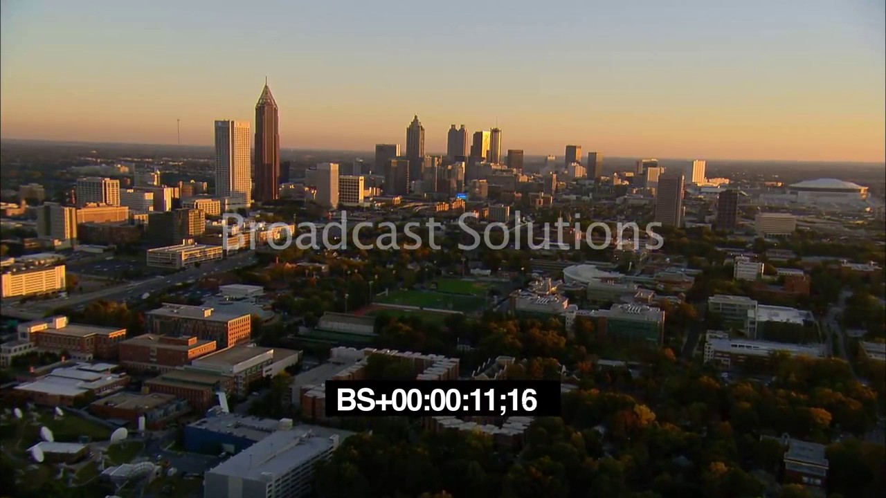Aerials of Atlanta Midtown Sunset - YouTube