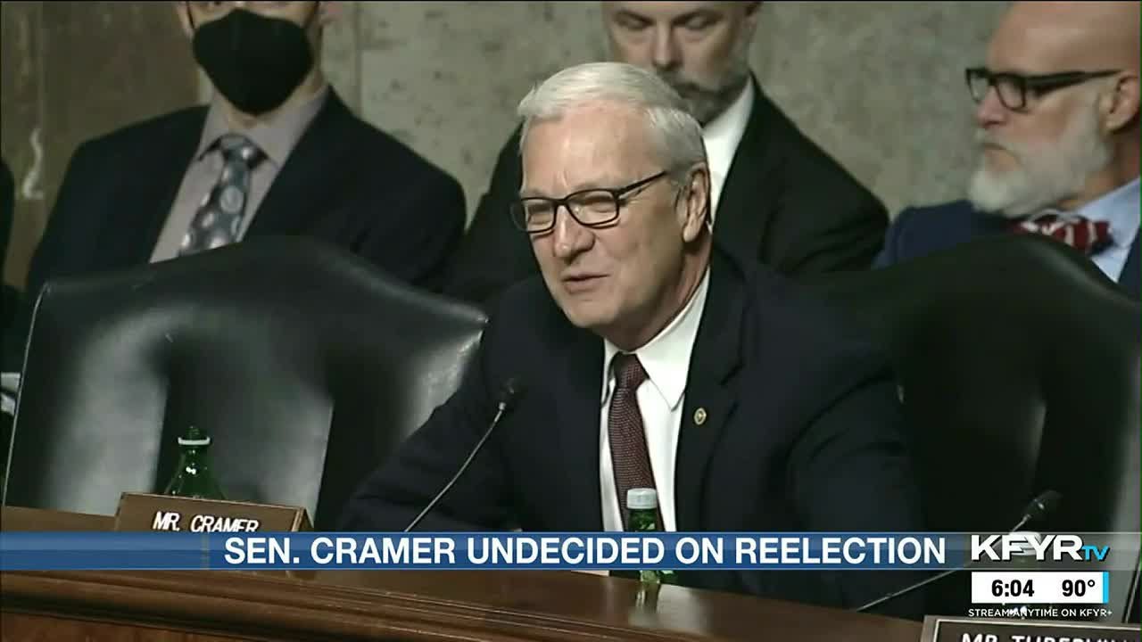 North Dakota Senator Kevin Cramer still undecided on reelection run ...