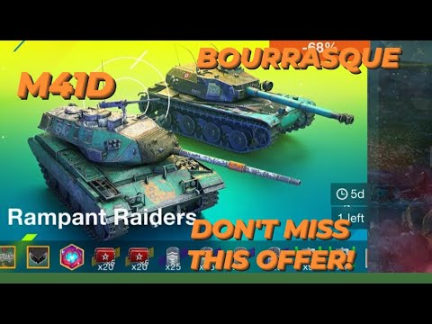 M41D & B.C Bourrasque | 2 OP Tanks in Store right Now! WOTB | WOTBLITZ ...