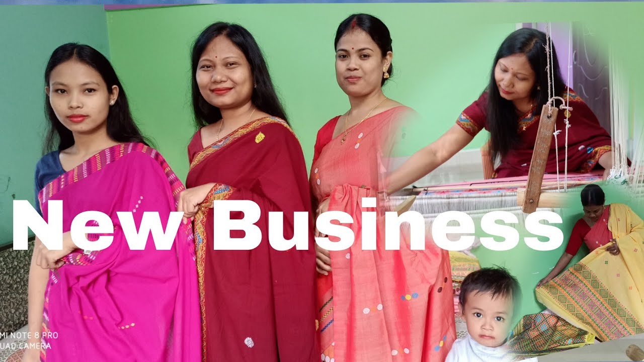 New business....Mising weaving style in town....Mising traditional ...