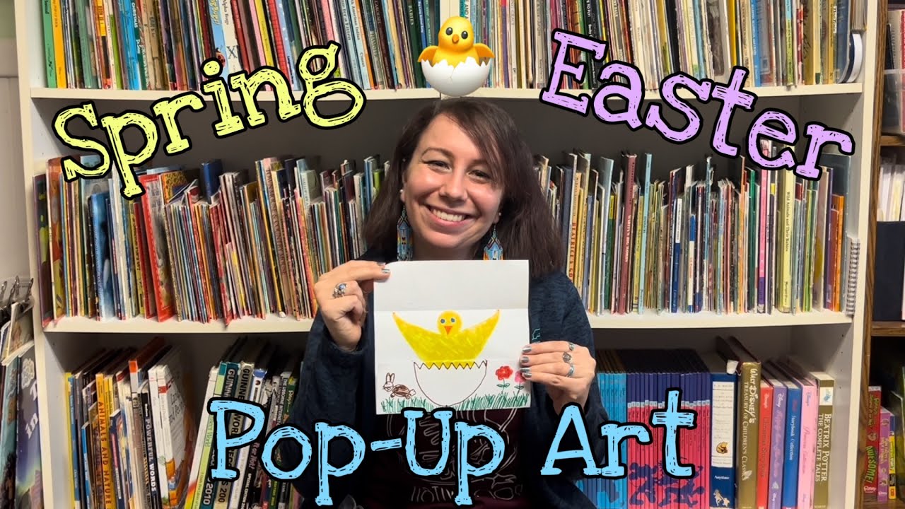 Spring/Easter Pop-Up Art - YouTube